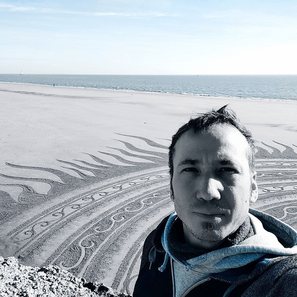 Art effet mer - Découvrez l'art éphémère avec le beach art de Jben