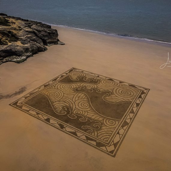 Art effet mer - Découvrez l'art éphémère avec le beach art de Jben